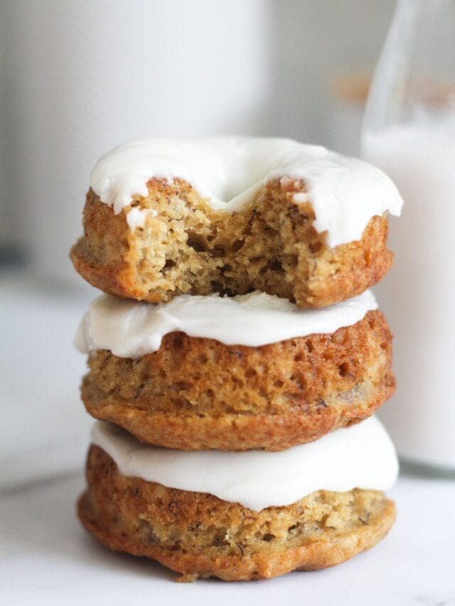 Banana Donuts - Modest Munchies