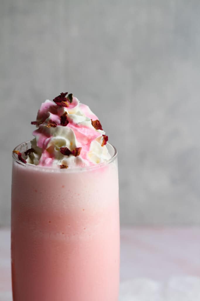 Rose Milkshake - Modest Munchies