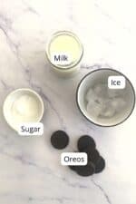 Oreo Milkshake without Ice Cream - Modest Munchies