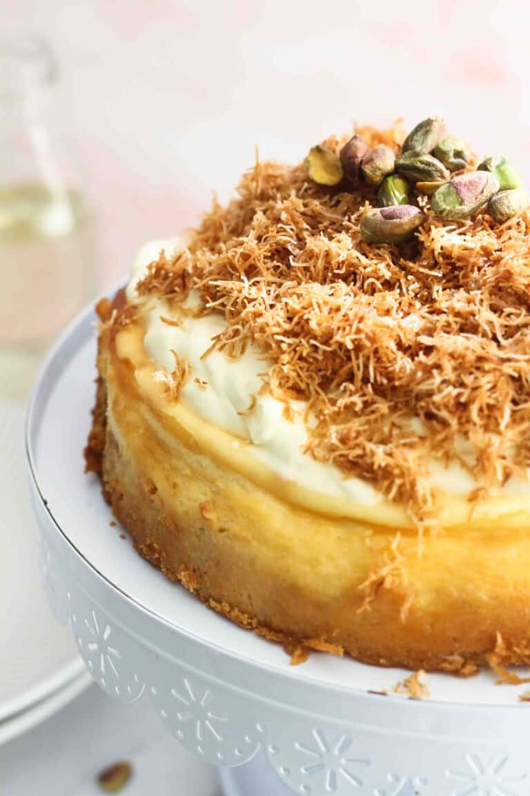 Knafeh Cheesecake - Modest Munchies